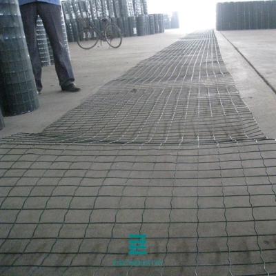 China Plastic Coating Wave Wire Mesh Fence Rolls Rectangle Hole Shape 25m Roll Length for sale