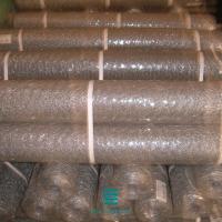 China Hexagonal Hole Gabion Stone Cages Galvanised Wire Roll Silver Color 2 X 1 X 1m for sale