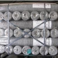 China Hexagonal Hole Gabion Stone Cages Galvanised Wire Roll Silver Color 2 X 1 X 1m for sale