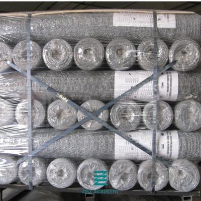 China Hexagonal Hole Gabion Stone Cages Galvanised Wire Roll Silver Color 2 X 1 X 1m for sale