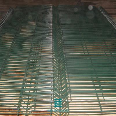 China 3d Garden Weld Mesh Fence Panels Low Carbon Iron Wire PVC Coated Green Color for sale