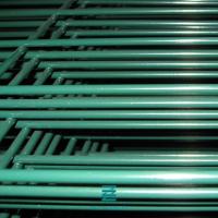 China 3d Garden Weld Mesh Fence Panels Low Carbon Iron Wire PVC Coated Green Color for sale