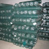 China Green Plastic Coating Wire Mesh Fence Rolls Cage Hexagonal Wire Netting for sale
