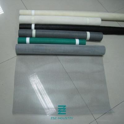 China Bidirectional Fabric Woven Wire Mesh Fence Rolls PVC Coated Mesh Tape 18 X 14m for sale