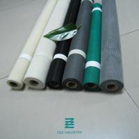 China Flat Weaving Pvc Coated Wire Mesh Rolls Grain Bidirectional Fiberglass Netting for sale