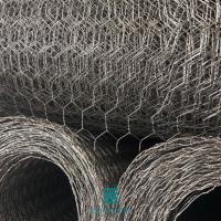 China Hexagonal Wire Mesh Fence Rolls Stone Fence Gabion Box Wire Cages 8 X 10cm Mesh Hole for sale