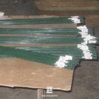 China Tension Bar Chain Link Fence Fittings Pvc Coated Finishing Pallet Packaging for sale