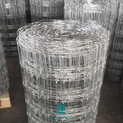 China Galvanizing Fixed Knot Deer Fence Welded Wire Mesh Rolls Silver Color ISO9001 for sale