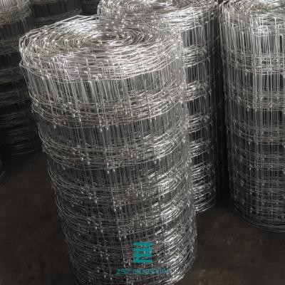 China High Zinc Coating Hinge Joint Fixed Knot Fence Horizontal Wire Tensile Strength 1300N for sale