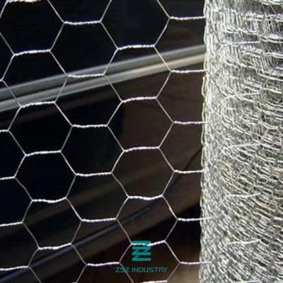 China Hexagonal Wire Mesh Fence Rolls Stone Cages Gabion Galvanized 8 X 10cm Mesh Hole for sale