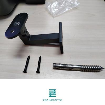 China ISO9001 90 Degree Satin Finish Balustrade Handrail Brackets for sale