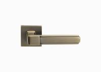 China Amertop Brass Door Lock Set Grey Interiror Bedroom Bathroom Dummy Door Handle OEM / ODM for sale