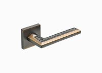 China Chinoiserie Classic Door Handles Multi Colors Wood Door Lock Set For Bathroom for sale