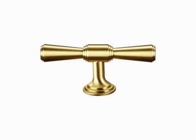 China Golden Decorative Brass Cabinet Pull Handles Modern Cabinet Door Handles for sale