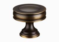 China Villa Antique Brass Cabinet Pulls Solid Brass Anti Corrosion for sale