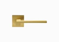 China Villa Bedroom Gold Chrome Solid Wood Interior Door Locksets Wear Resistant for sale