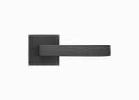 China Luxury Brass Door Lock Set Modern Minimalist Door Handle 85mm 72mm Hole Distance for sale