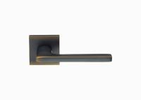 China Amertop Brass Door Lock Set Modern Light Luxury PVD Dummy Lever Door Handle for sale