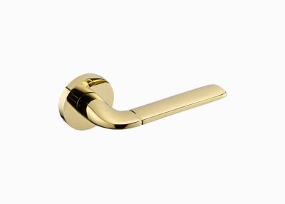 China OEM Apartment Door Lock PVD Plated Luxury Hotel Door Handles for sale