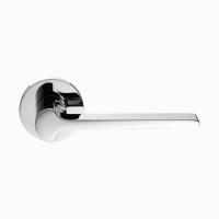 China Luxury Outside Bright Solid Modern Gold Door Handles 135mm 63mm for sale
