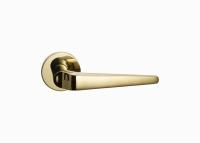 China Fashion Brass Door Handles 159mm 63mm Bronze Black Bronze PVD Chrome Lever Door Handles for sale