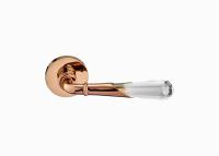 China Interior Crystal Classic Door Handles 145mm 62mm For Home Hardware for sale