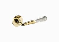 China Interior Crystal Classic Door Handles 145mm 62mm For Home Hardware for sale