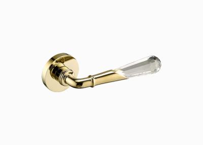 China Interior Crystal Classic Door Handles 145mm 62mm For Home Hardware for sale