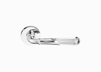 China Interior Crystal Classic Door Handles 145mm 62mm For Home Hardware for sale