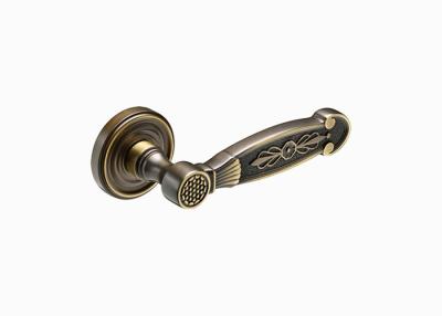 China Brass Entrance Classic Door Handles And Keys 137mm 60mm OEM Support for sale