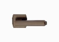 China Wear Resistant Brass Door Handles 137mm 72mm Modern French Door Handles for sale