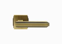 China Wear Resistant Brass Door Handles 137mm 72mm Modern French Door Handles for sale