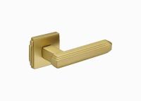 China Wear Resistant Brass Door Handles 137mm 72mm Modern French Door Handles for sale