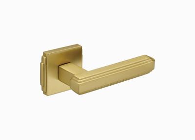 China Wear Resistant Brass Door Handles 137mm 72mm Modern French Door Handles for sale