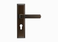 China Nordic Style Minimalist Interior Brass Bathroom Door Locks A003 138mm for sale