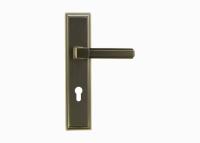China Nordic Style Minimalist Interior Brass Bathroom Door Locks A003 138mm for sale