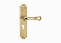 China Antique Style Classic Door Handles Lock Ceramic Fancy 135mm 63mm for sale