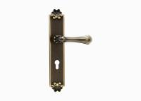 China Antique Style Classic Door Handles Lock Ceramic Fancy 135mm 63mm for sale