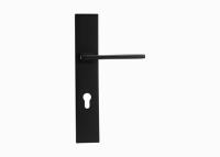 China OEM Brass Lever Door Handles Light Luxury Interior Door Lock 134mm 63mm for sale