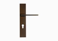 China OEM Brass Lever Door Handles Light Luxury Interior Door Lock 134mm 63mm for sale