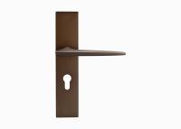 China Gold Modern Dummy Lever Door Handles 145mm For Bedroom for sale