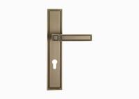 China Luxury Vintage Solid Brass Interior Bronze Door Handle 135mm 63mm for sale