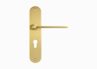 China Amertop Brass Lever Door Handles 136mm Construction Hardware Door Lock Sets for sale