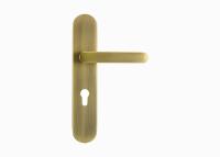 China Bedroom Door Handle Lock 131mm 63mm Contemporary SquarePrivacy Door Lever for sale