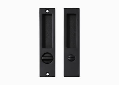 China Brass Sliding Door Lock Set American Push Pull Hidden Pulls 36mm 158mm for sale