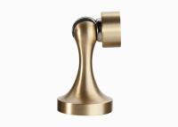 China Indoor Strong Magnetic Brass Door Stops 50mm 82.5mm Finish Customized for sale
