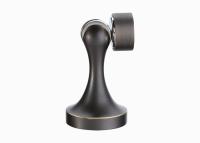 China Indoor Strong Magnetic Brass Door Stops 50mm 82.5mm Finish Customized for sale