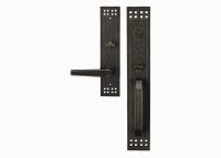 China 89mm 608mm American Door Handles Matte Black Exterior Grip Set Door Handle for sale