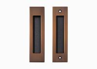 China Invisible Brass Sliding Door Lock Set 48mm 180mm For Bathroom / Kitchen for sale