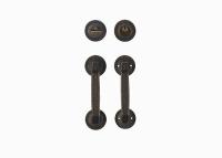 China Brushed Brass American Door Handles 66mm For Living Room for sale